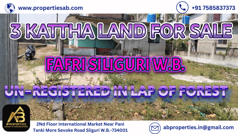 BEST LAND FOR SALE AT FAFRI SILIGURI 3 KATTHA